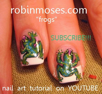 Nail Art by Robin Moses: "nail art" "lizard nails" "gecko nails" "cute ...