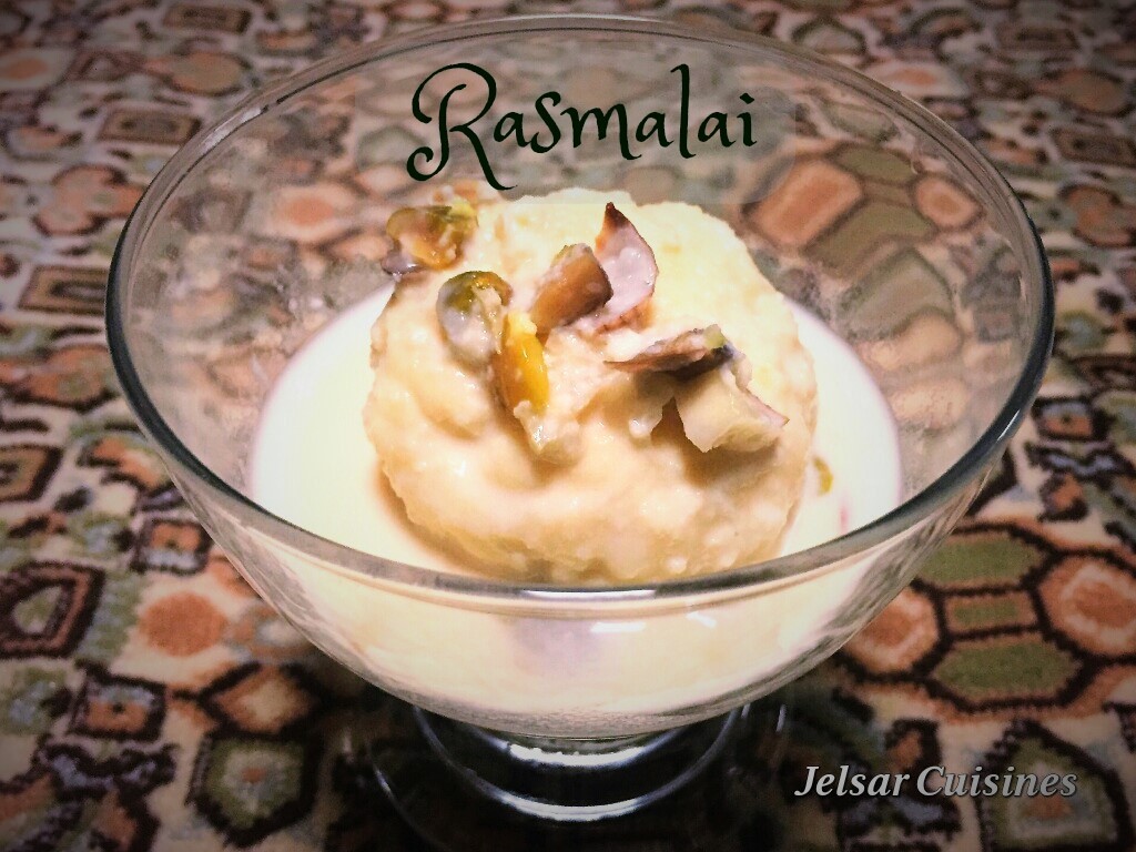 Jelsar Cuisines: Rasmalai (Using Milk Powder and Egg)