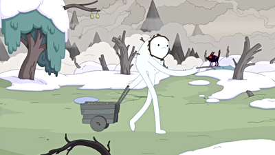 Adventure Time Snow Golem Wallpaper