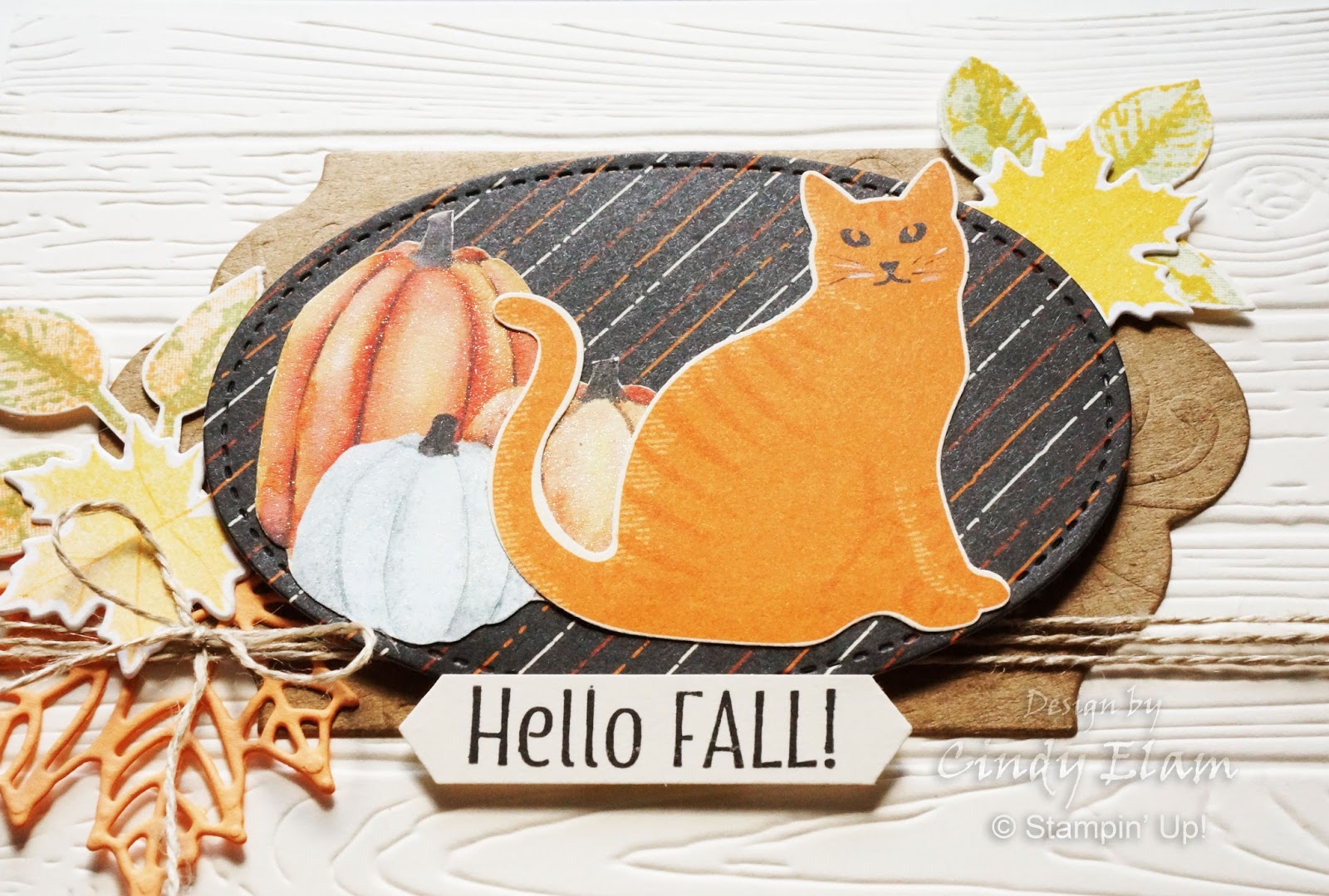 Heart's Delight Cards: Pumpkin Says Hello, Fall!