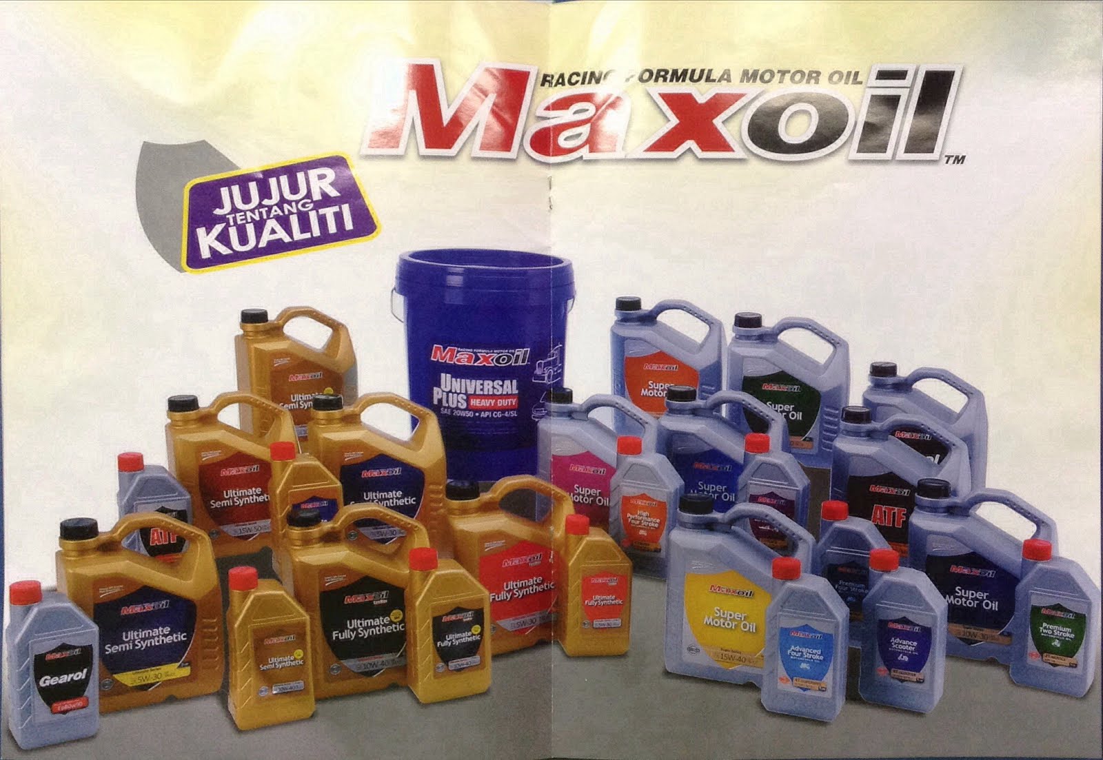 ULTIMATE SEMI SYNTHETIC SAE 5W30 SN/CF -3L/4L ~ MINYAK HITAM MAXOIL