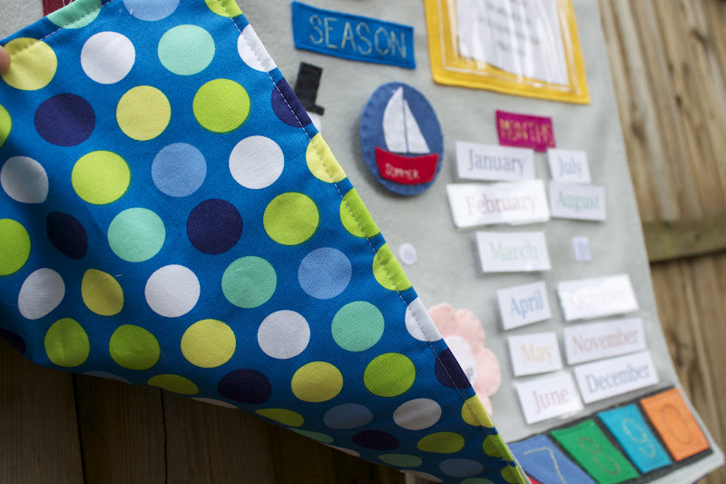 Handmade by Meg K: Our Learning Calendar