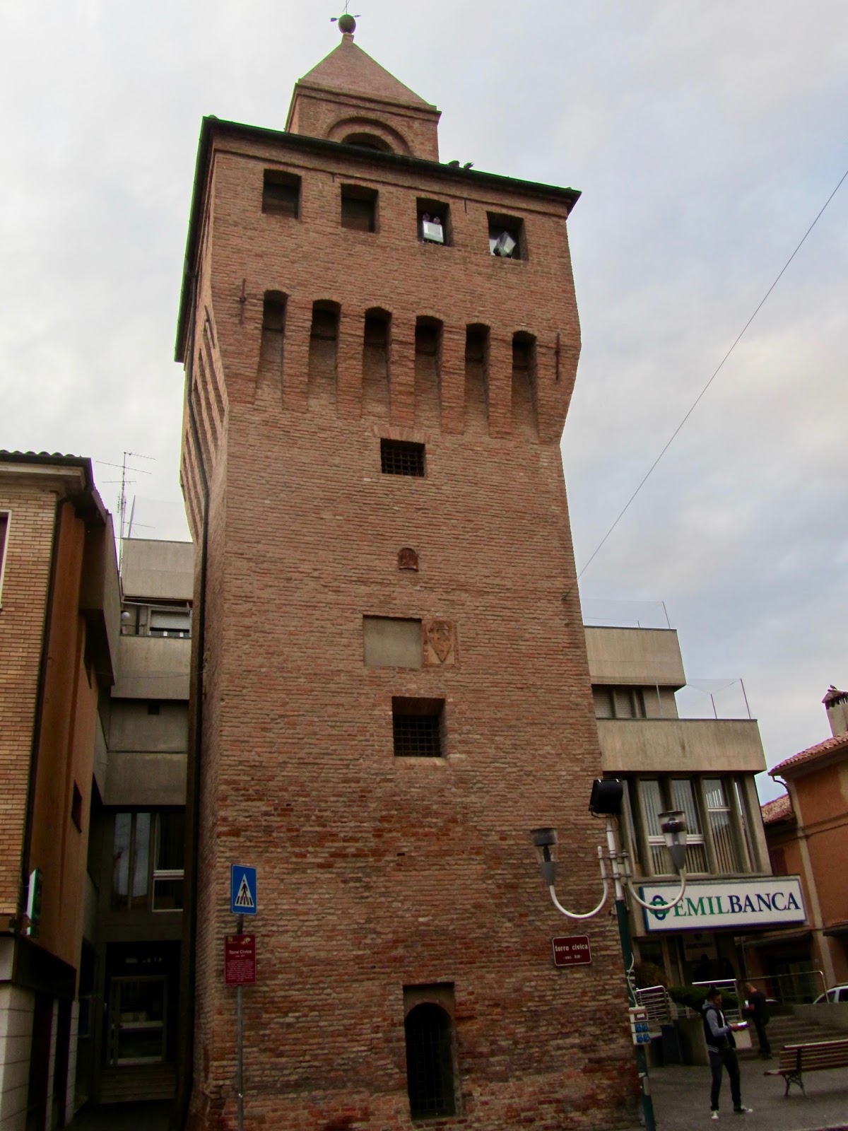 FERRARA - TORRI, CHIESE E CAMPANILI: MOLINELLA - TORRE CIVICA