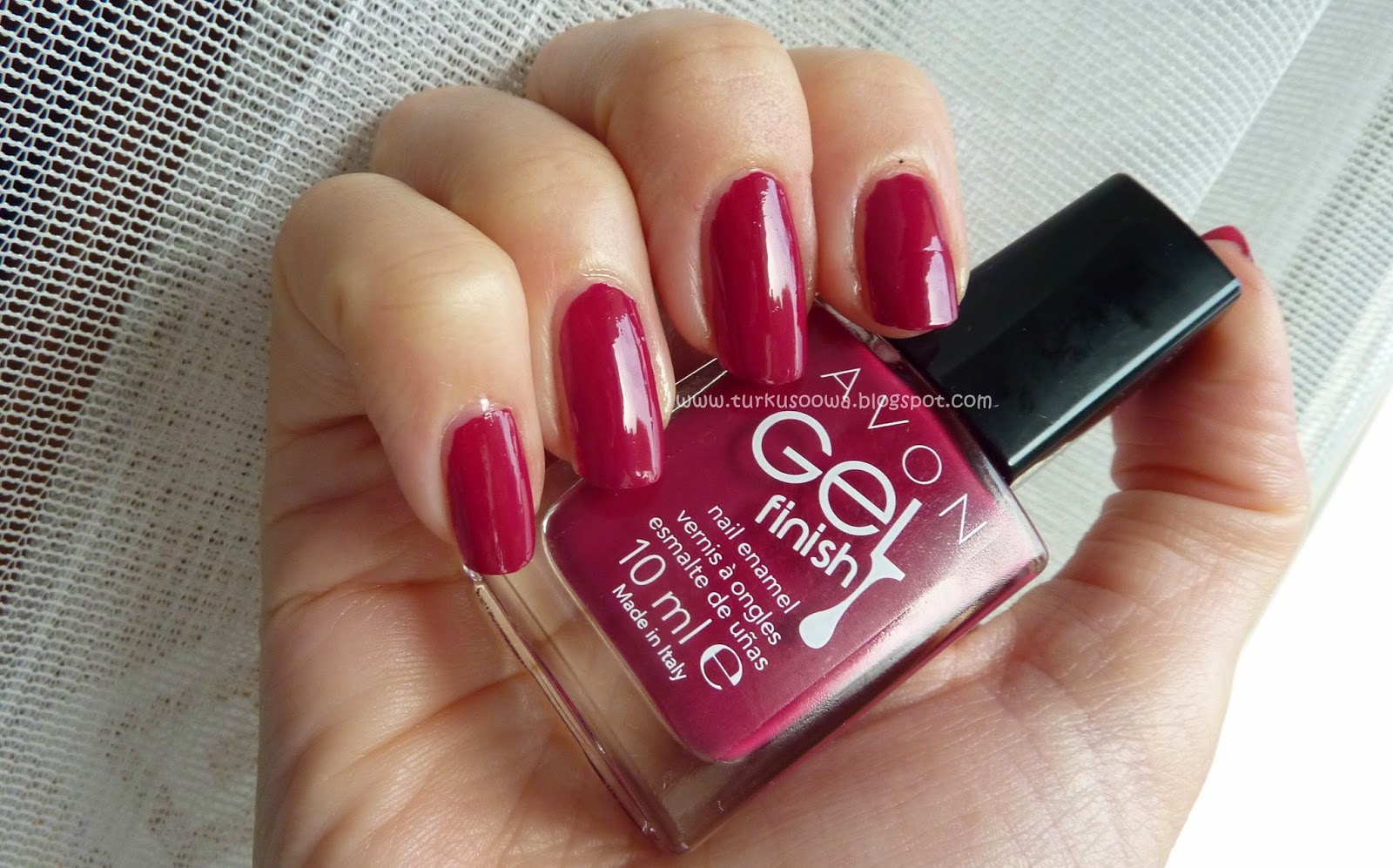 Turkusoowa Beauty Blog: Avon Gel Finish Very Berry