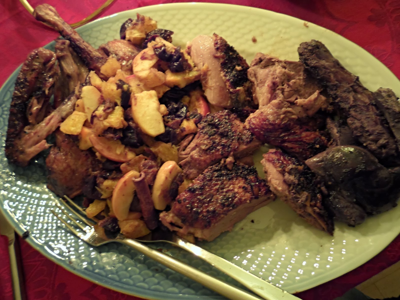 Edwards receptsida: Dansk Jul: Ugnsbakad Anka / Stegt And