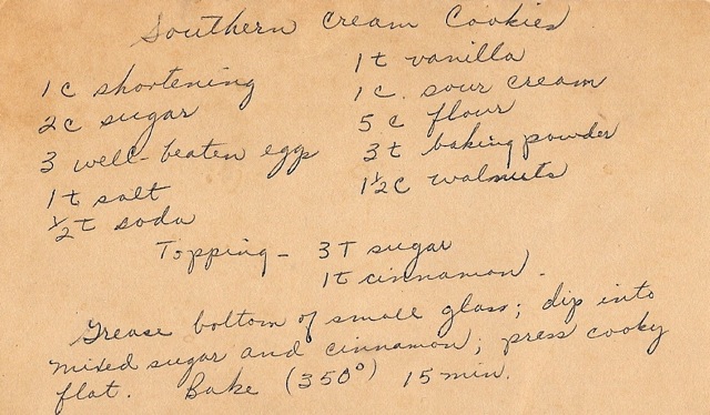 Eat Cake For Dinner: Grandma Parker's Southern Cream Cookies