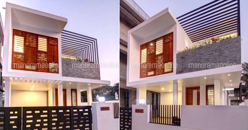 3.2 Cent 3 Bedroom Beautiful Modern Home Design in 1380 Sqft - Kerala ...