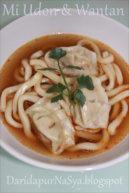 Dari Dapur NaSya: Mi Udon & Wantan