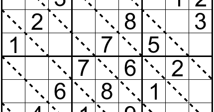 Sudoku Mania: Multi-Diagonal Sudoku 2018 - 1