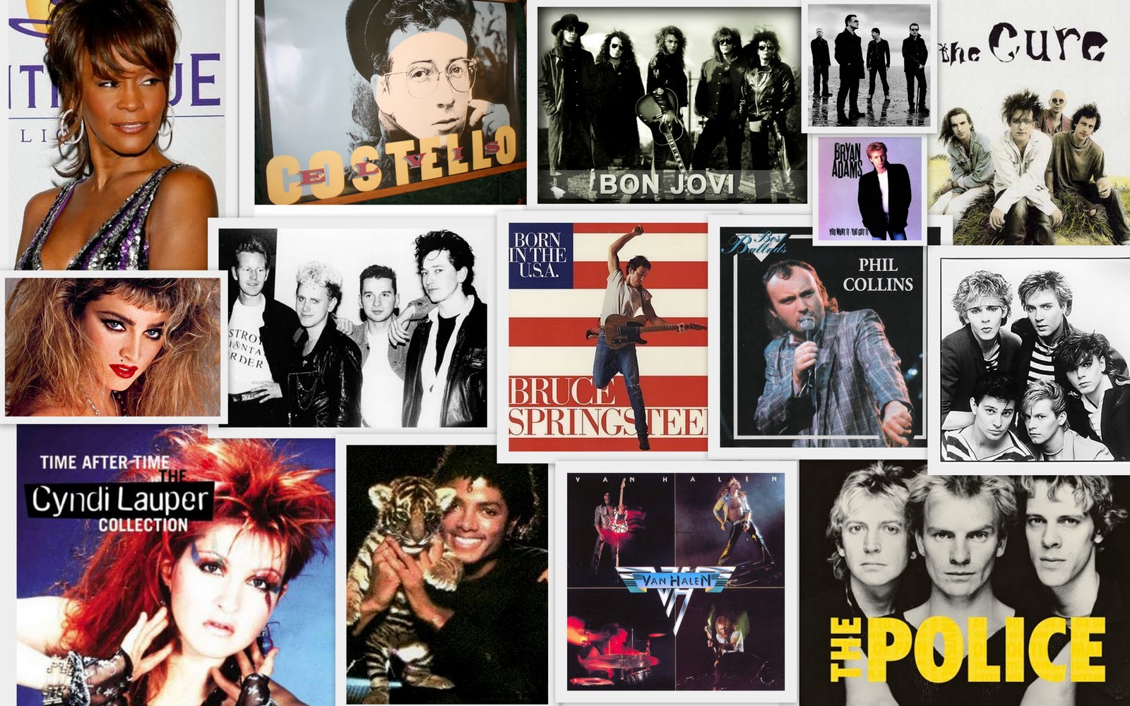 Evolucion musical: Músicos de la década de los '80