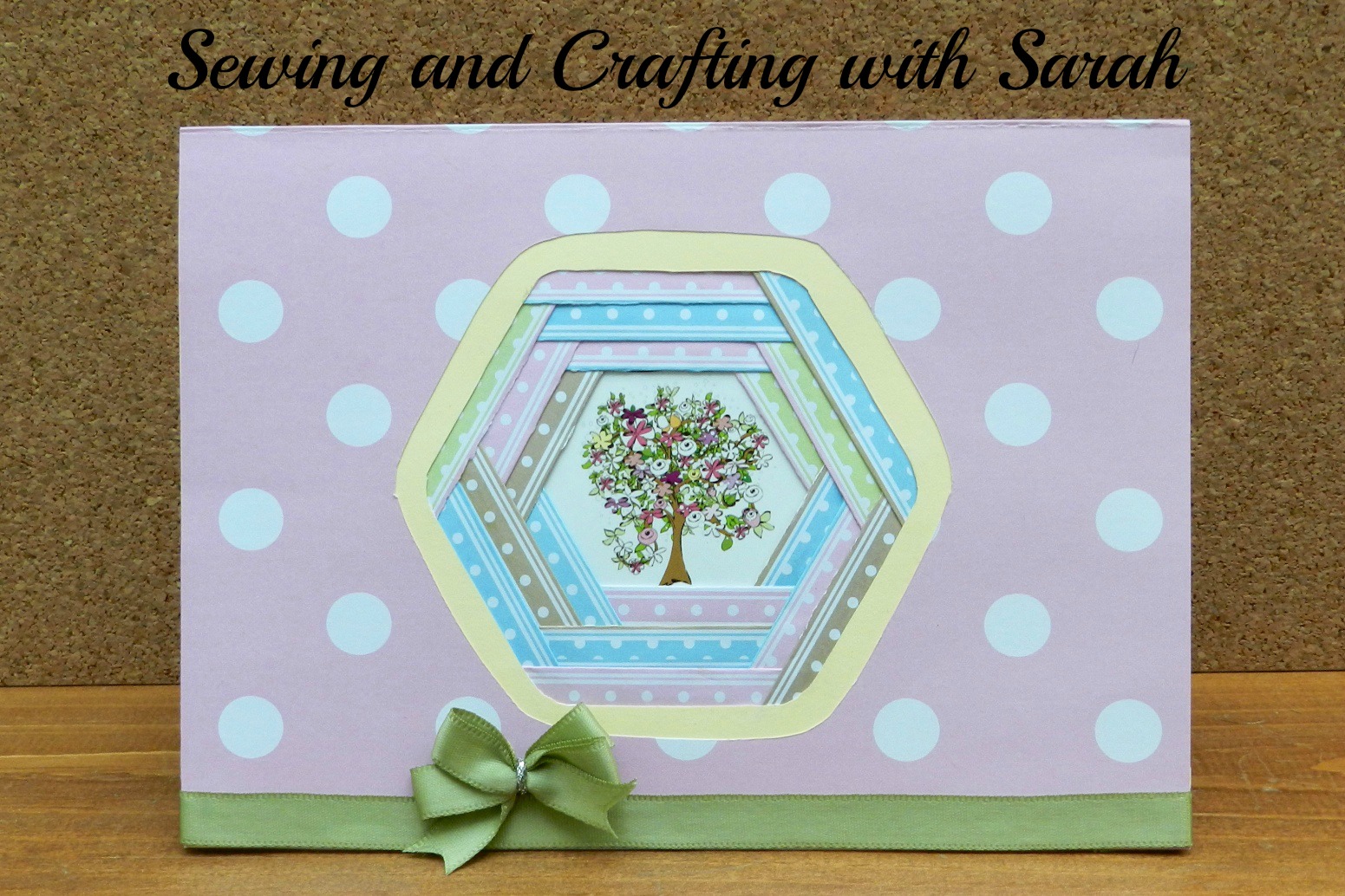 Sewing and Crafting with Sarah: Iris Folding Technique for Paper Crafting