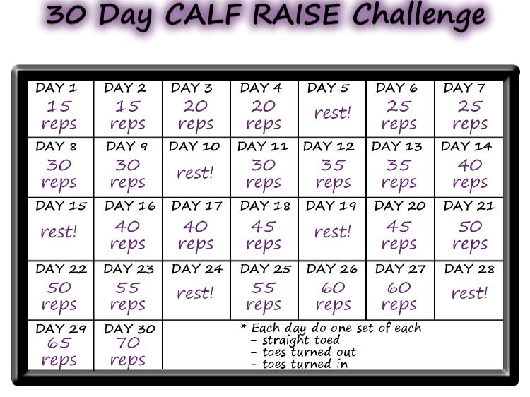Real College Student of Atlanta: November Calf Raise Challenge {fitness}