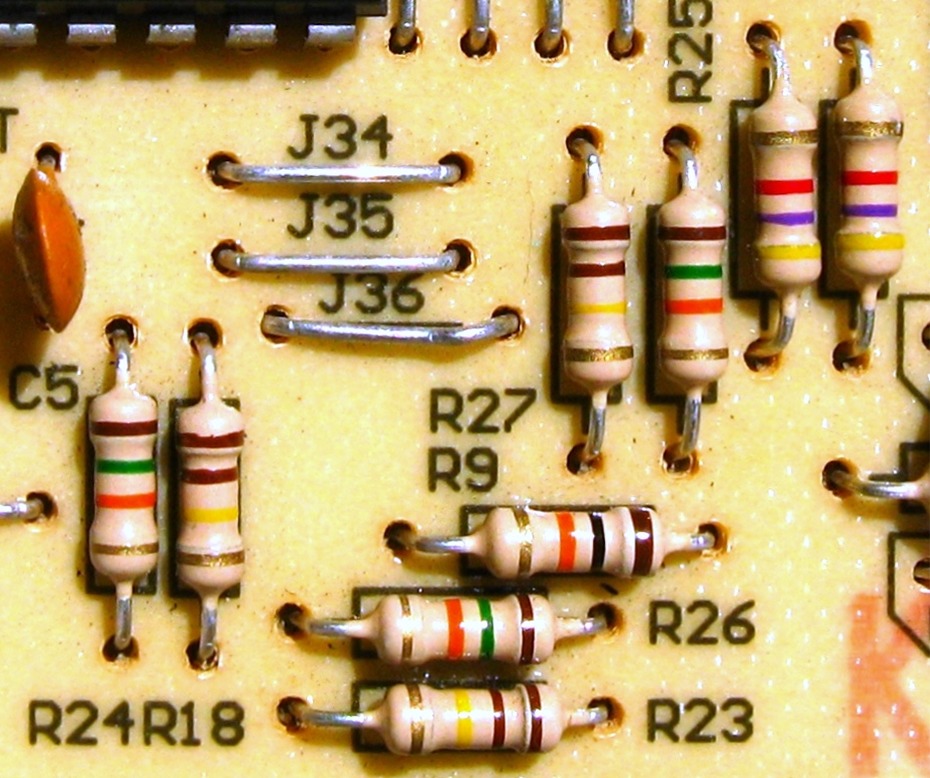 Electronică: Codul culorilor pentru marcarea rezistențelor