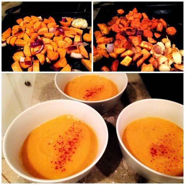 One Hot Stove: Roasted Sweet Potato Soup