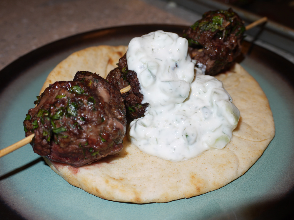 The Bad Girl's Kitchen: Kafta - Lebanese Meatballs on a Stick