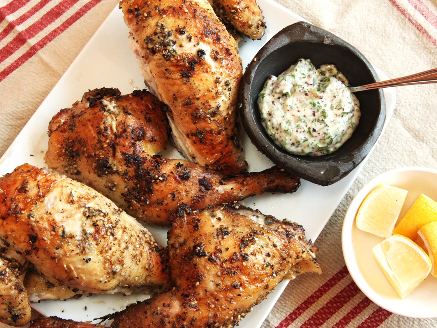 Grilled Chicken With Za'atar Recipe | LEBANESE RECIPES