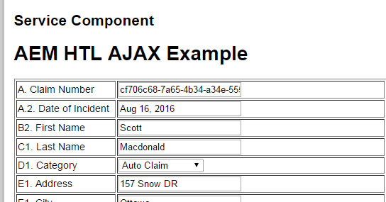 Creating an AEM HTML Template Language Component that posts data using AJAX - AEM Tutorials for ...