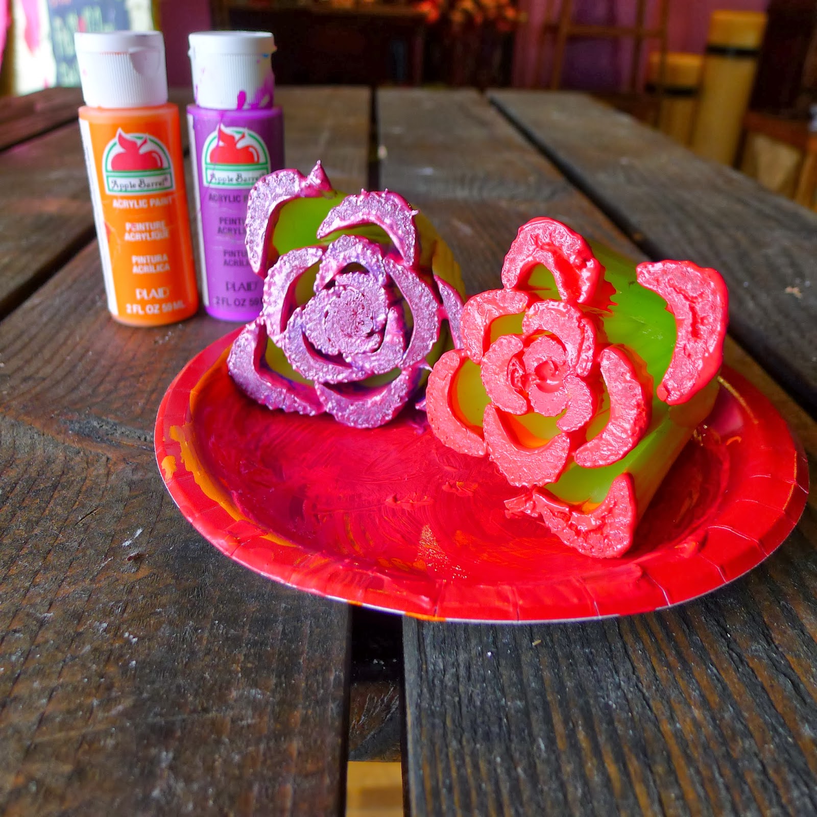 Artelexia: DIY Celery Stalk Roses