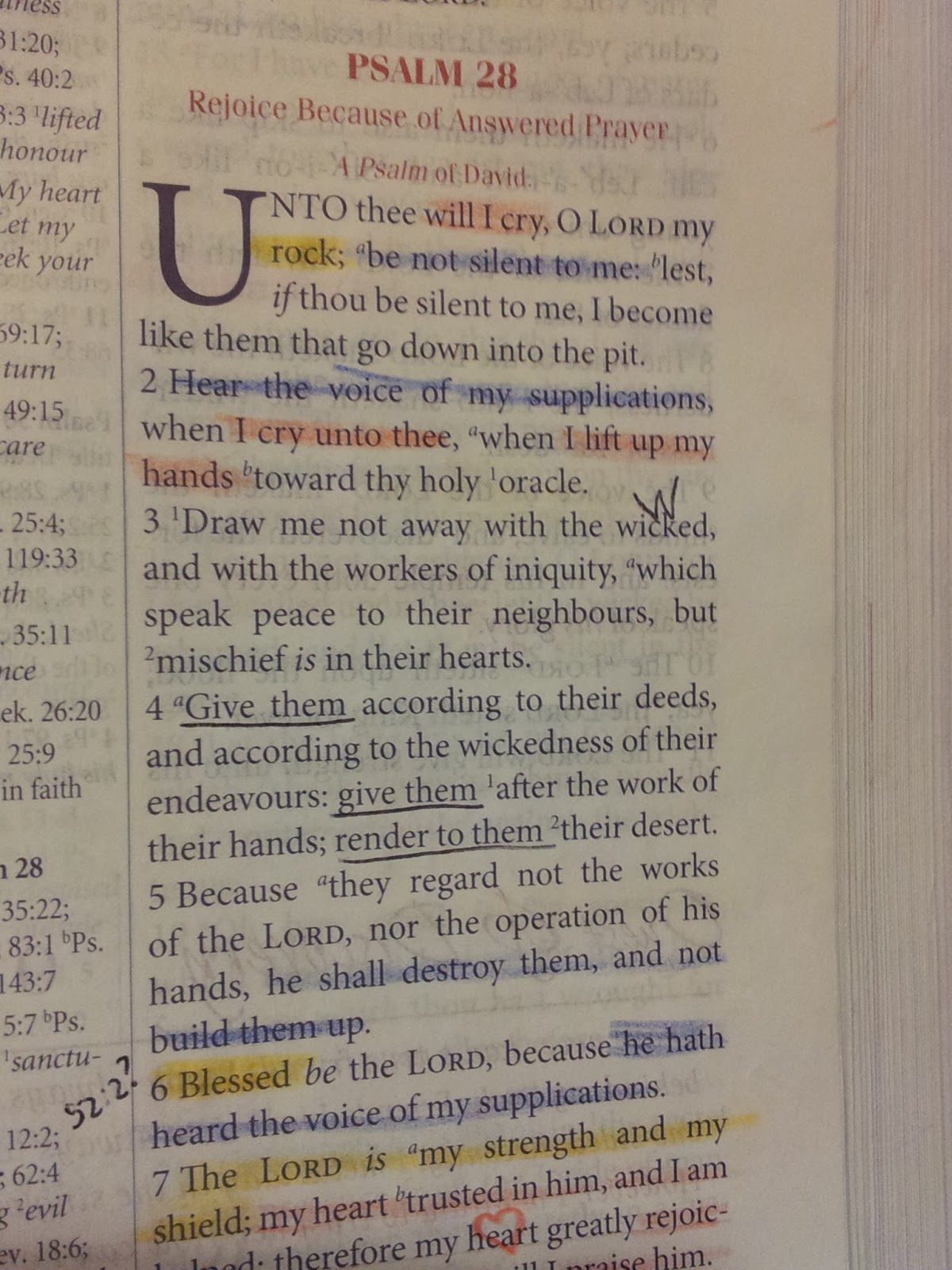 The Talbert Report: Psalm 28