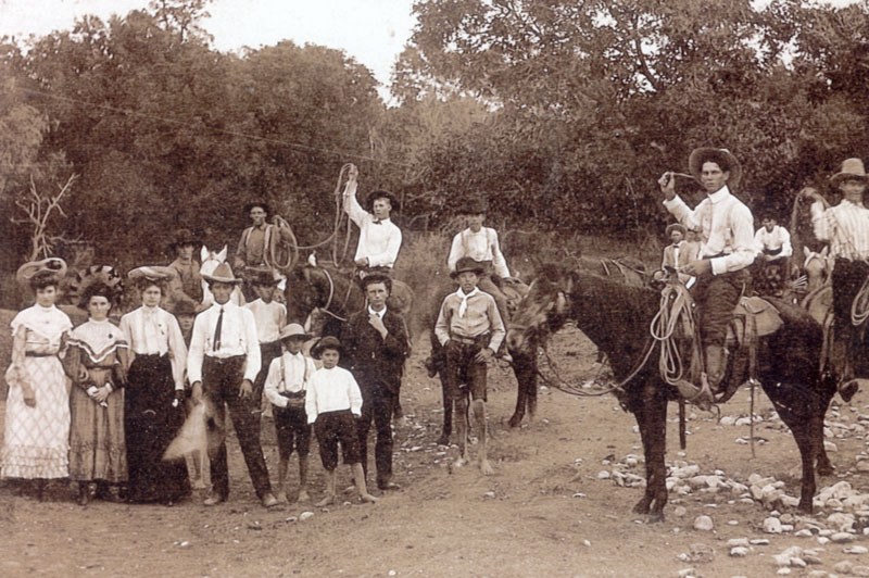 Head of the River Ranch near Christoval, Texas in about 1900 : r ...