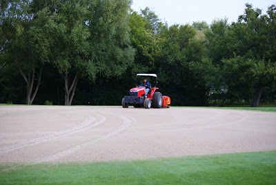 Sugar Creek Golf Course Blog: Aerifying Day 2011