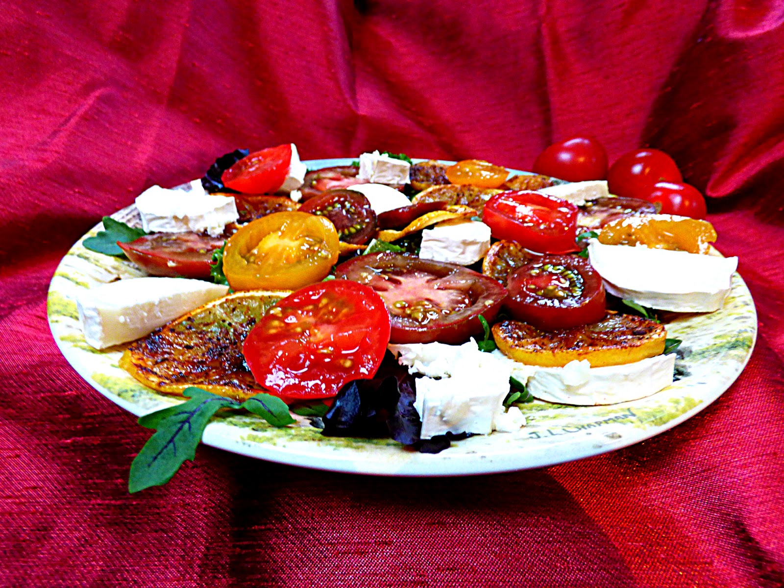 Chez Maximka: Heirloom tomato and roasted lemon salad