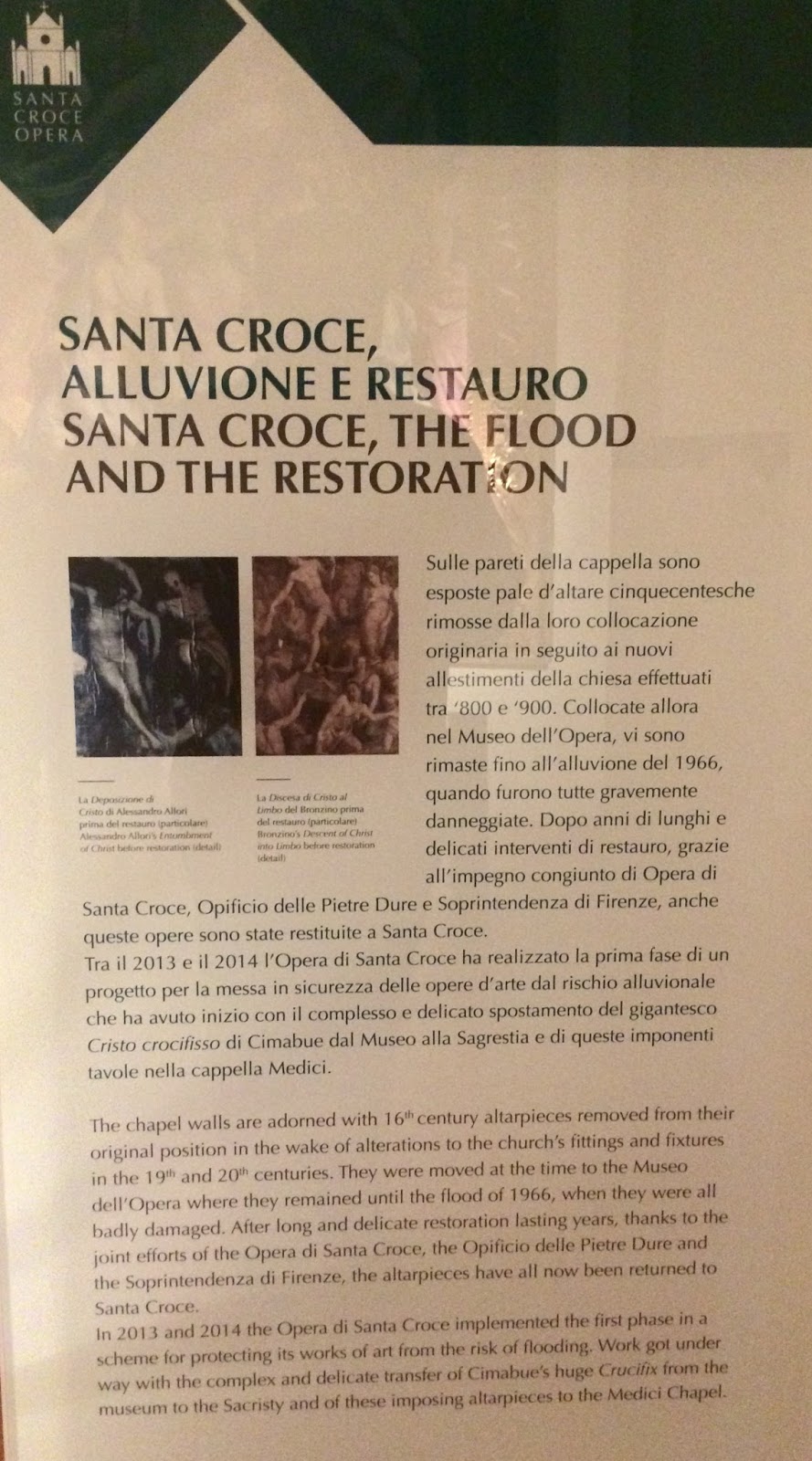 The 10 Year Plan: Churches: Basilica di Santa Croce (Part 2 of 3)