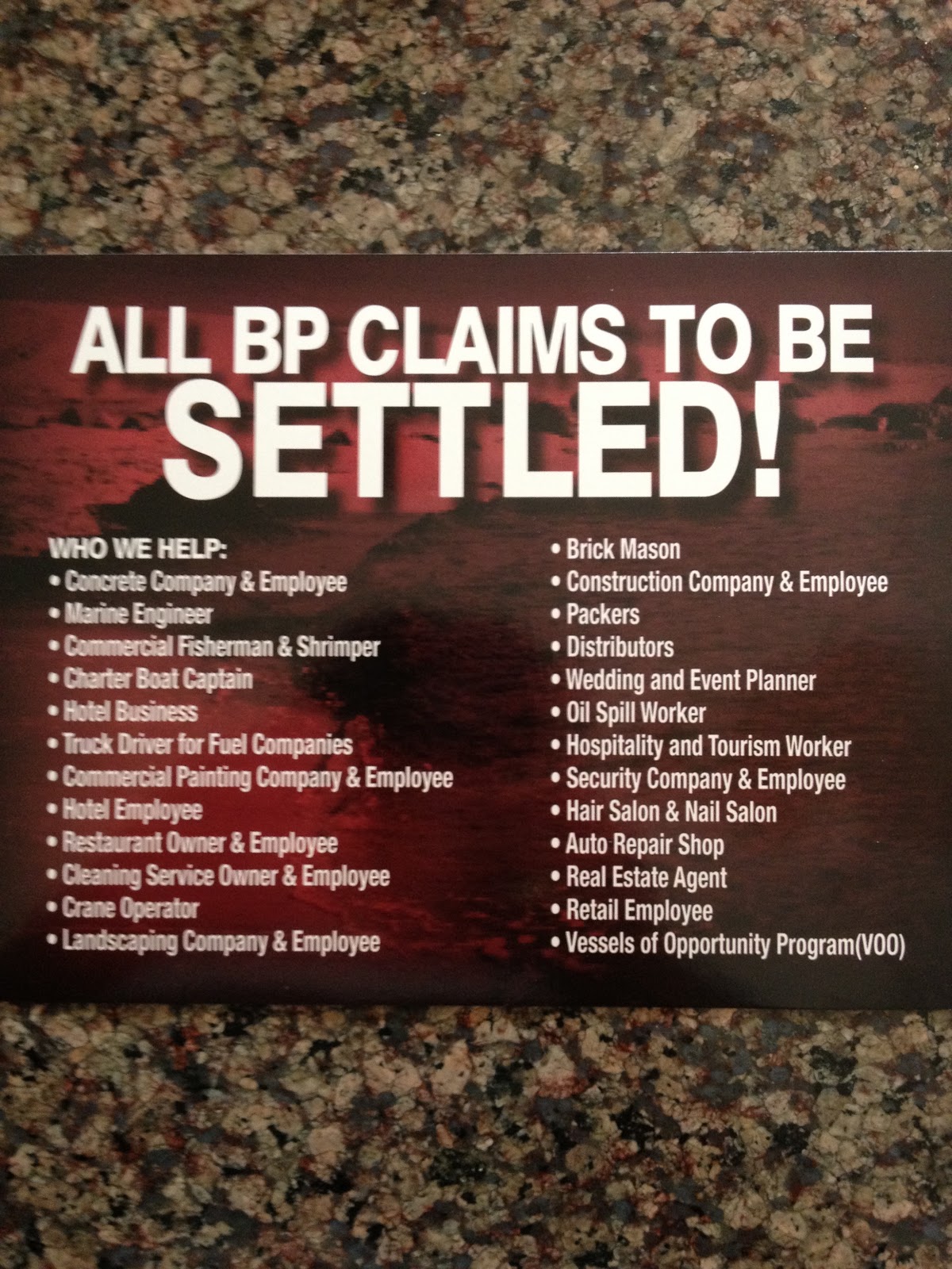 Varion Walton: EXCLUSIVE! HOW TO GET YOUR BP CLAIM SETTLED!