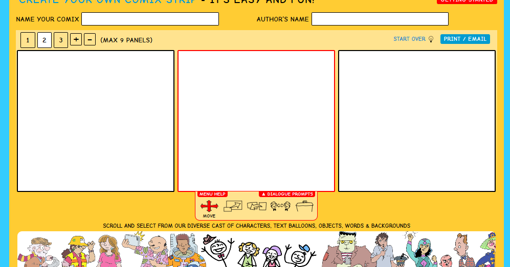 A Digital Storytelling Tool : Make Beliefs Comix
