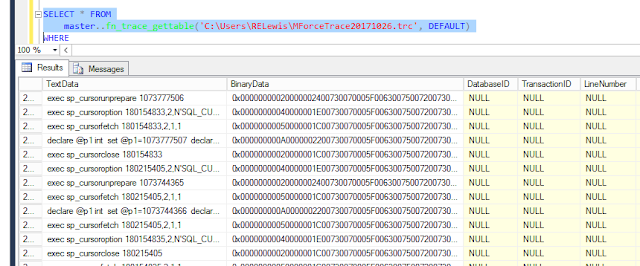 How do you open a SQL Server Profiler trace file? | LaptrinhX / News
