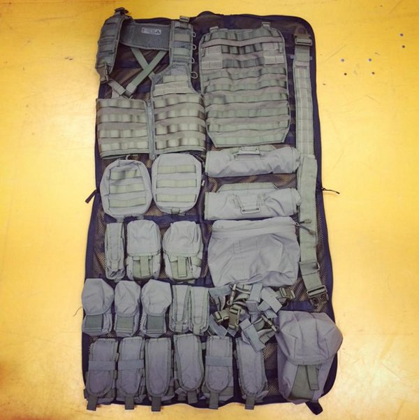 Webbingbabel: Swedish Army Combat Vest System 2012 - Stridsväst 12 / Items