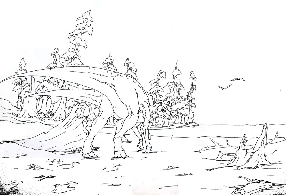 ART Evolved: Life's Time Capsule: The Hadrosaur Gallery