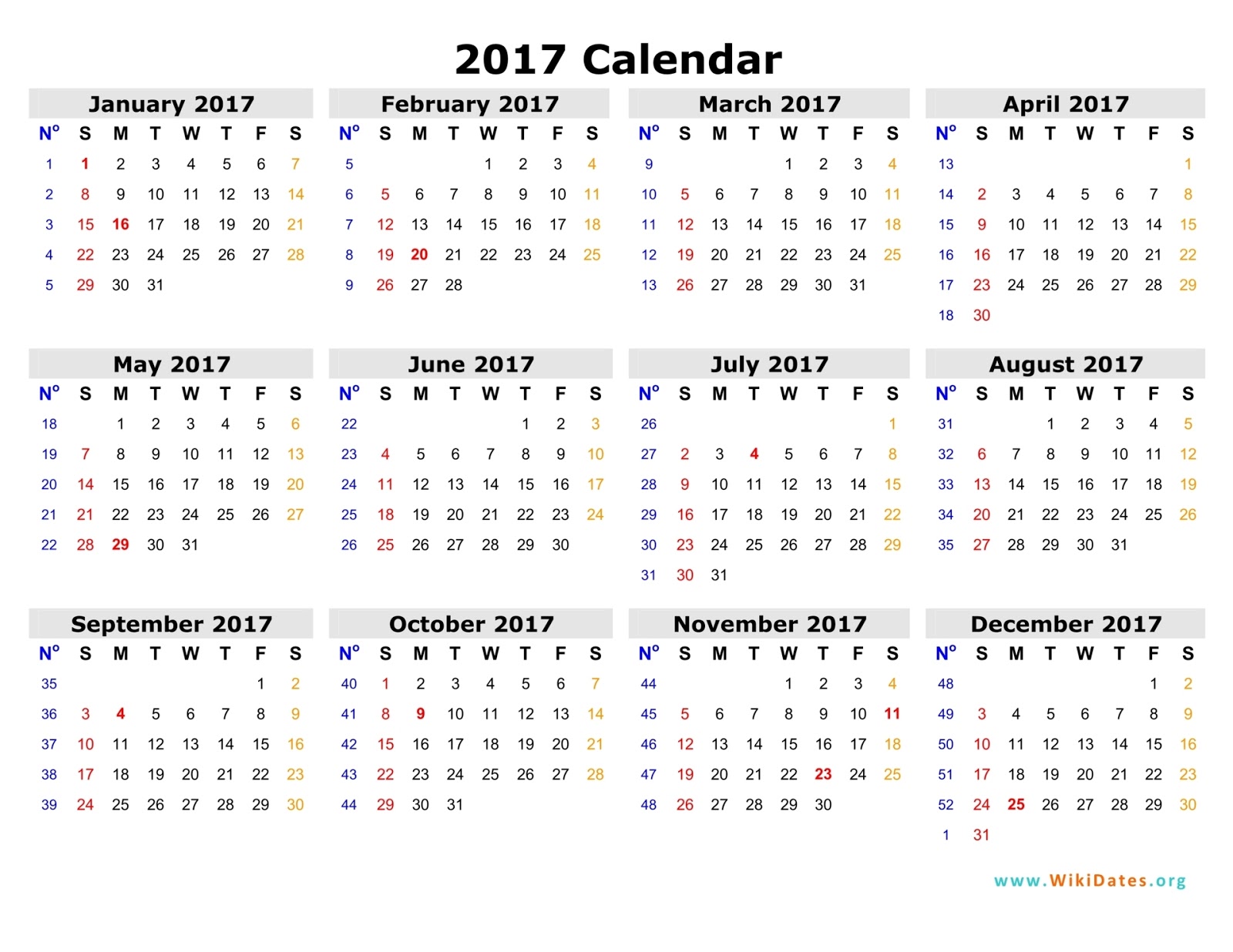 Kalender 2017 Lengkap Hari Libur Nasional dan Cuti Bersama - Terbarutau
