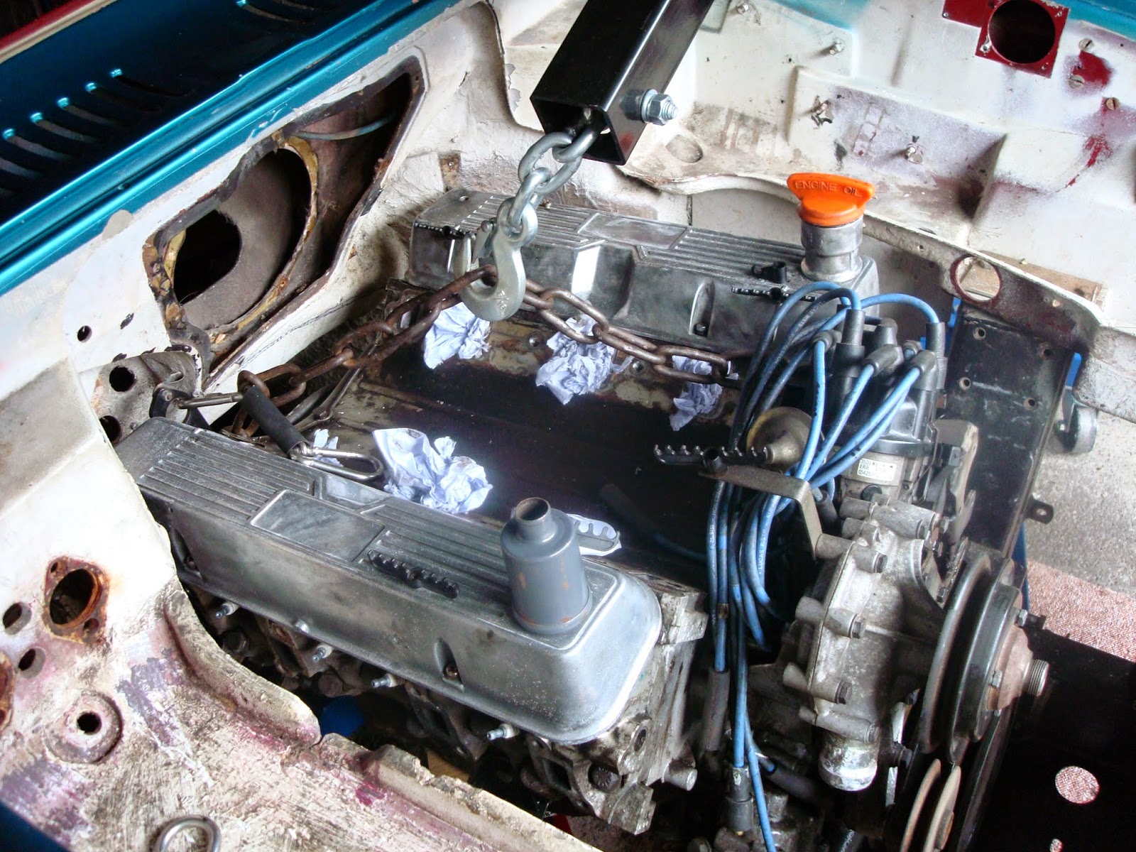 Reliant Scimitar GTE V8 Build: Time to size up the V8