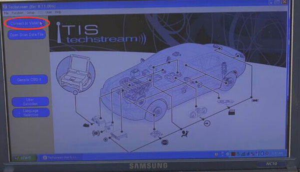 car diagnostic area : Techstream Program LEXUS RX350 2014 Remote Key ...