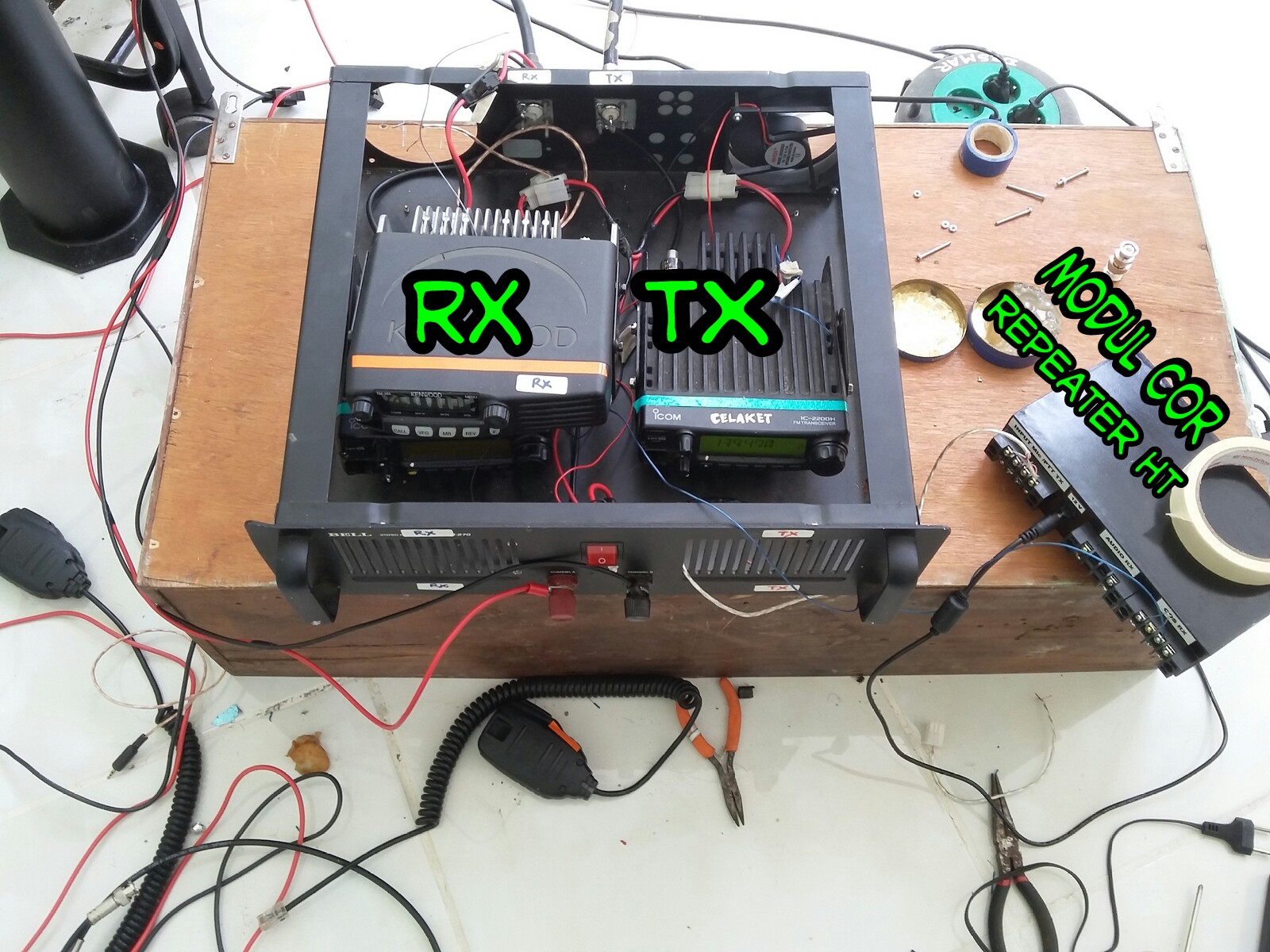 REPEATER HT VHF: RANGKAIAN SKEMA COR REPEATER HT/ RPU VHF/UHF