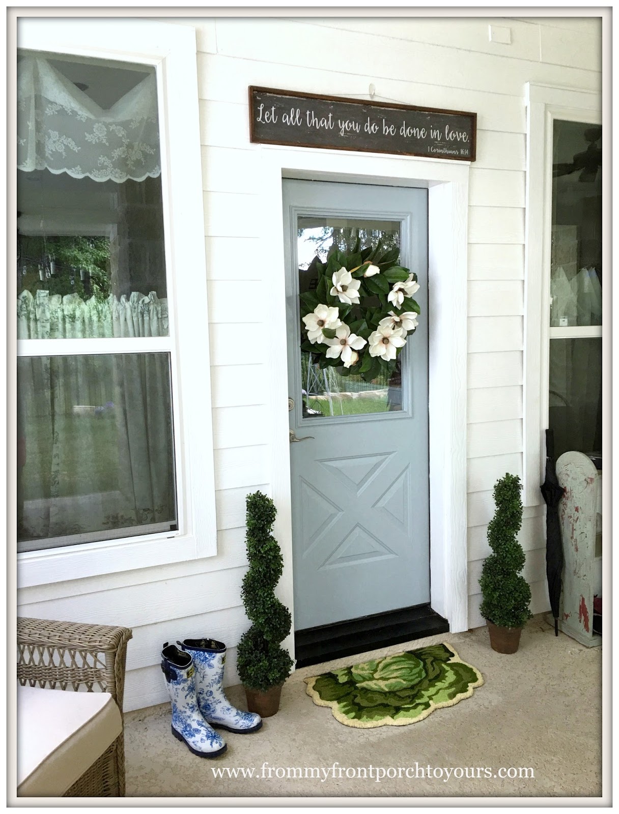 From My Front Porch To Yours: Farmhouse Back Porch