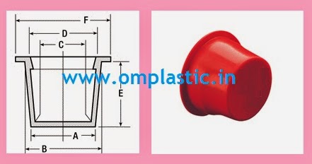 TAPERED CAPS AND PLUGS, T-SERIES (20021171) ~ OM PLASTIC INDUSTRIES