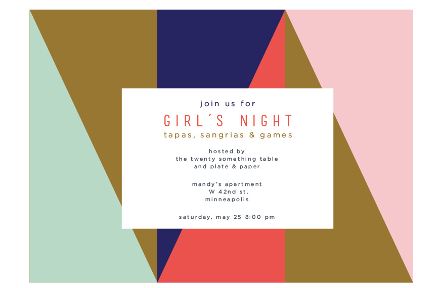 The Twenty-Something's Table: Party, Party, Party! {Girl's Night}