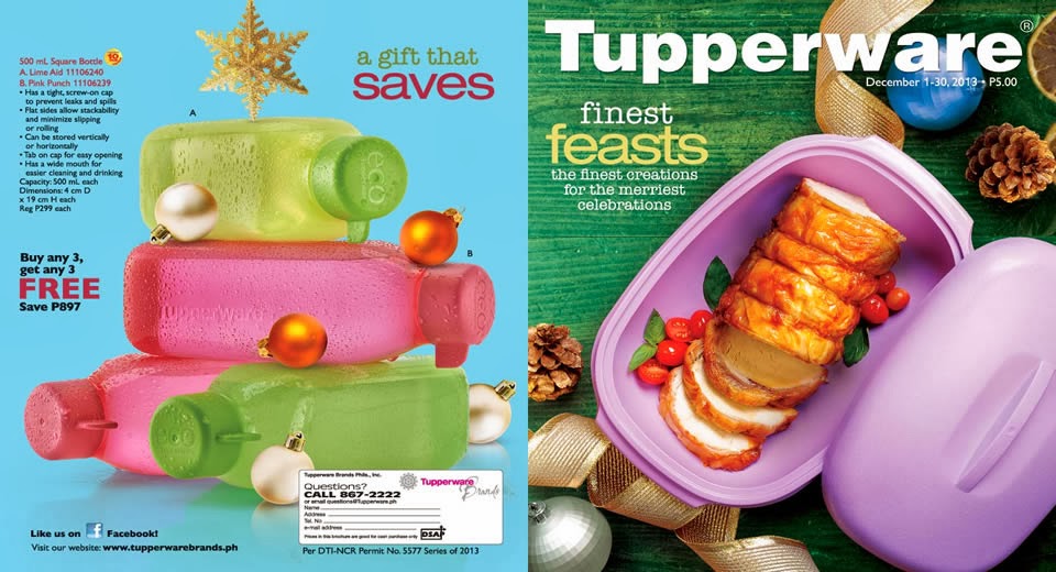 My Tupperware Catalog: Tupperware Monthly Brochure December 1-31, 2013.