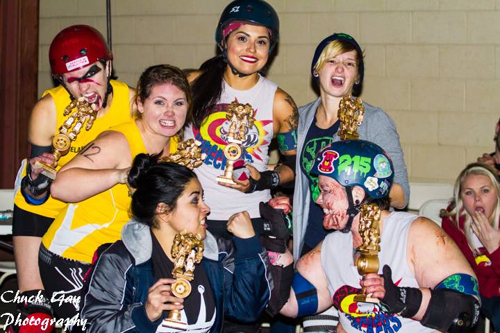 Pumpkin Loves: Roller Derby Trophies