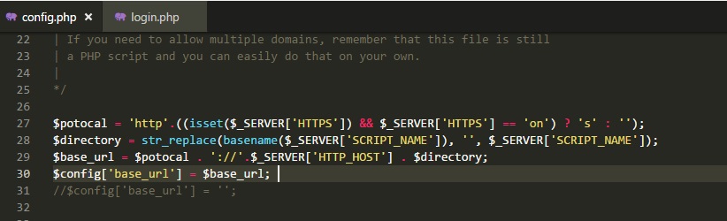CodeIgniter กับปัญหา base_url() บนเครื่องที่ติดตั้ง IIS และ Apache หรือเว็บเซิร์ฟเวอร์ที่ IP ต่างกัน