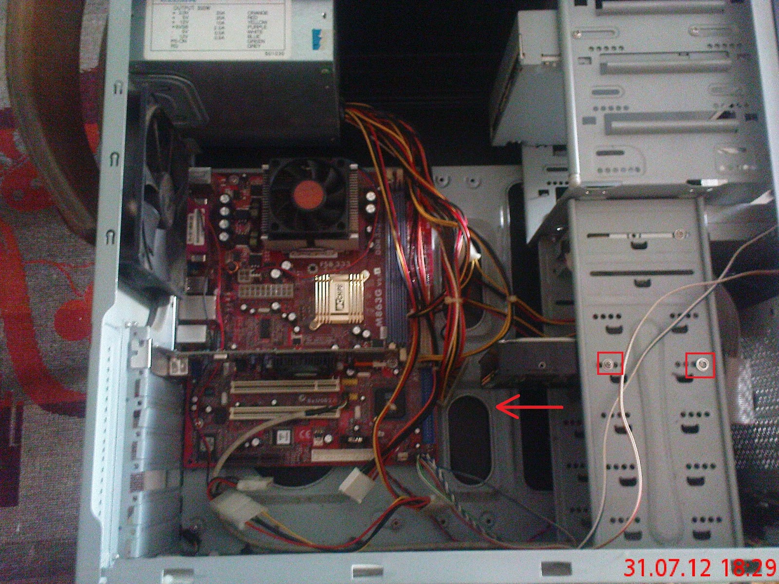 Computer-know-how: Disassembly of a desktop computer