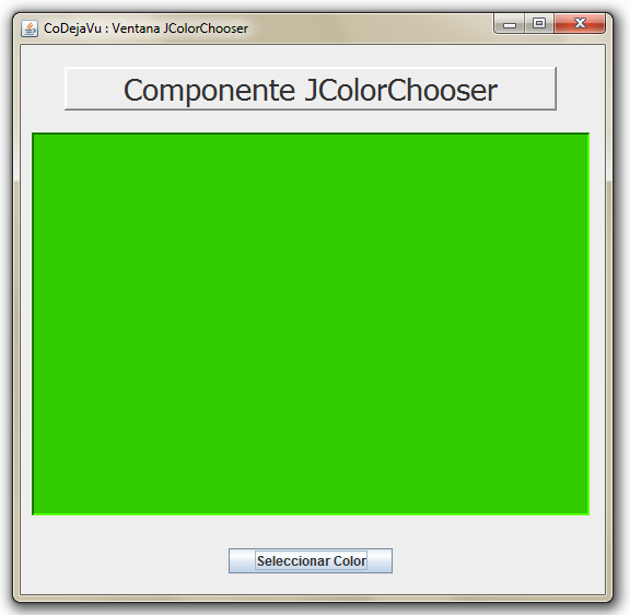 CoDejaVu: Ejemplo JColorChooser