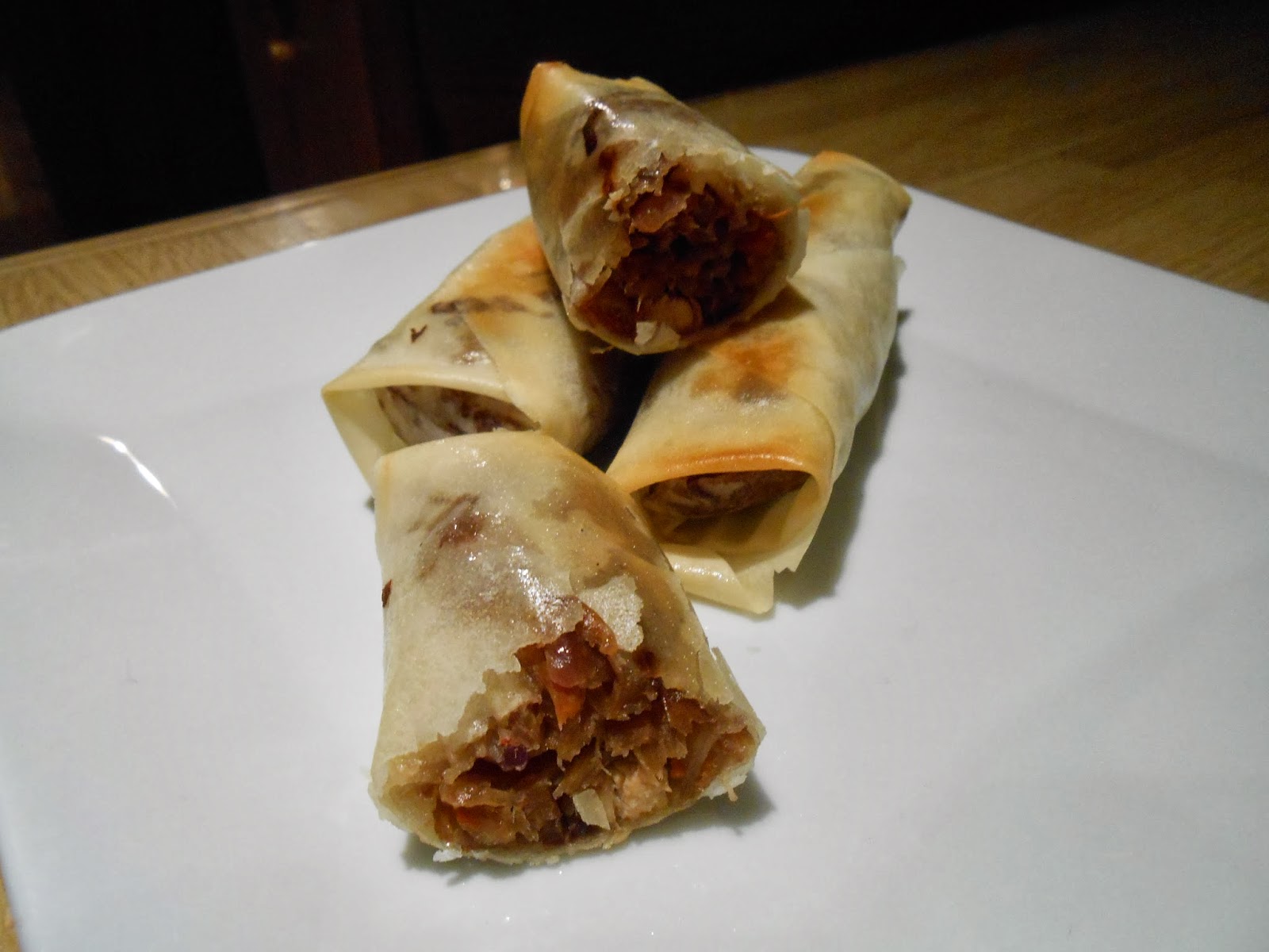 Eat cook and love: Egg rolls au poulet, cuits au four