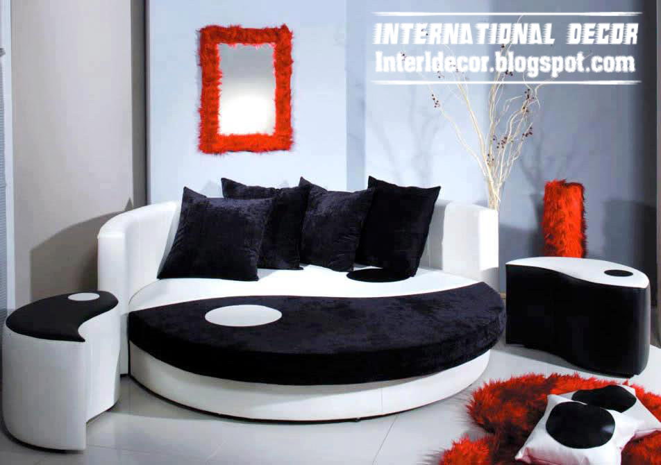 Modern circular beds furniture designs, circular beds models 2013