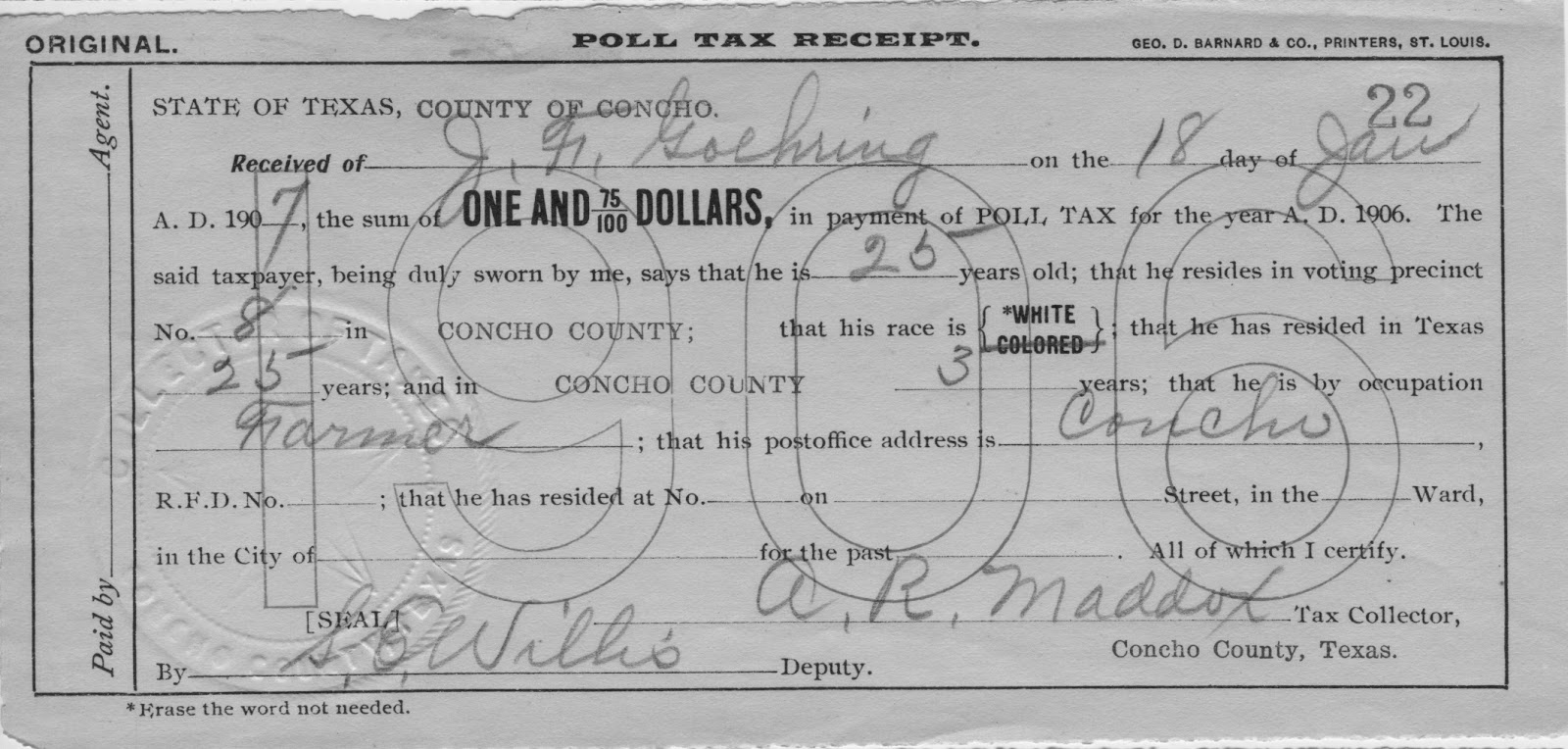 52 Ancestors in 52 Weeks: Week 15 -- Taxes