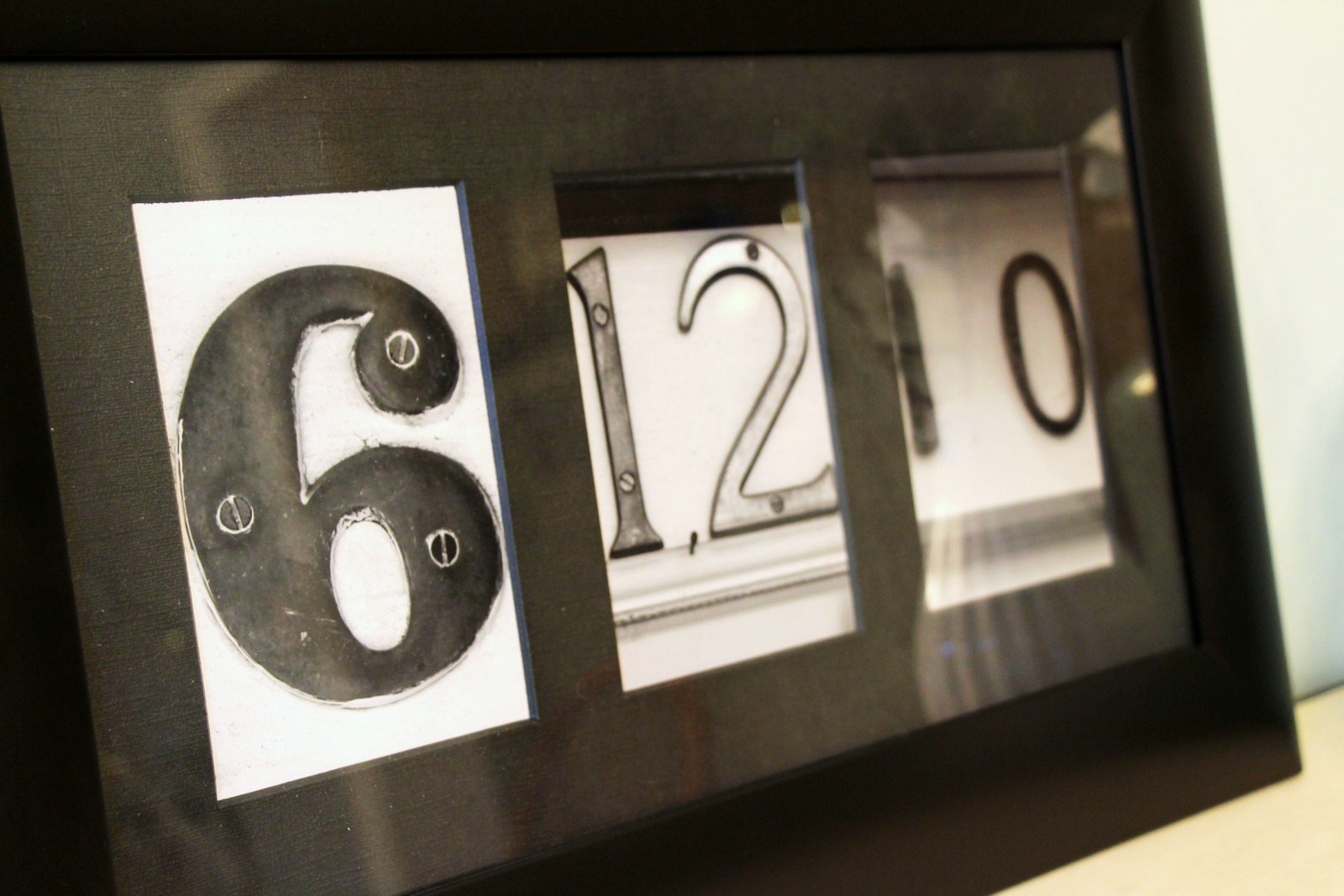 Heart Maine Home: Anniversary date photo frame {DIY}