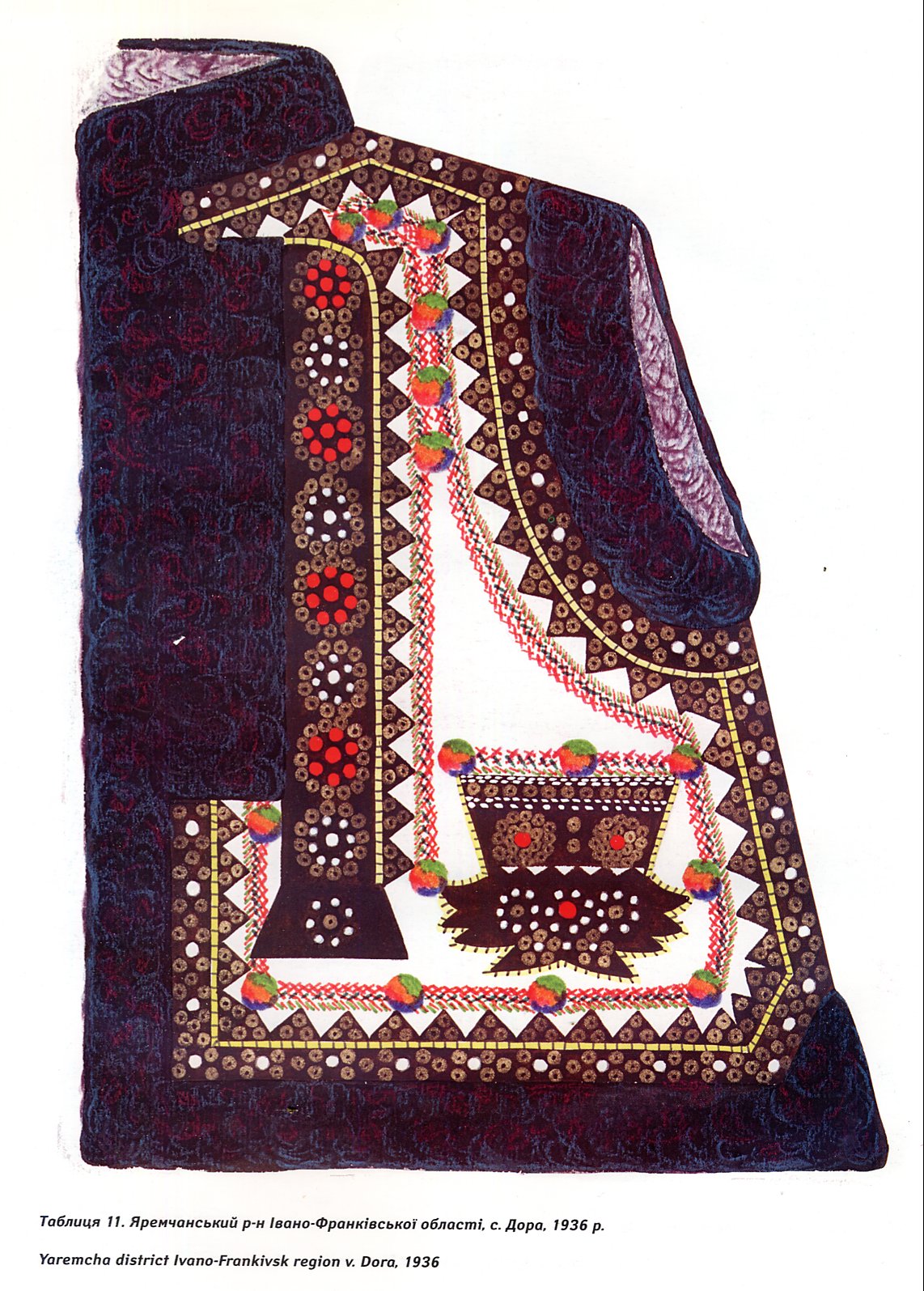 FolkCostume&Embroidery: Kyptar, Hutsul Sheepskin Vest, Hutsulshchyna ...