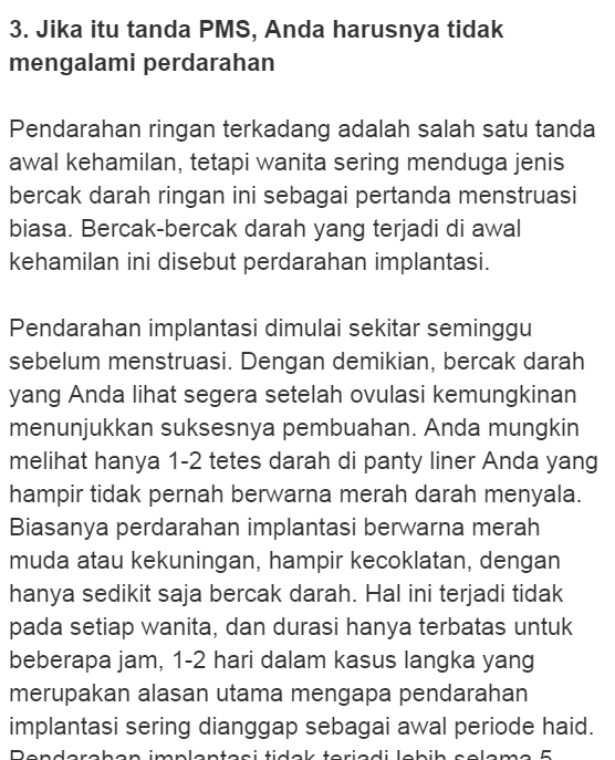 7 Cara Membedakan Gejala Hamil atau Gejala Mau Haid - Momong Anak